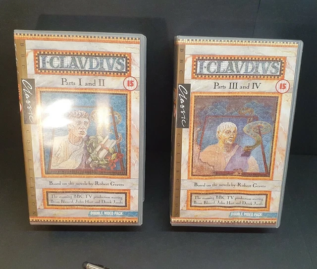 I CLAVDIVS; BRIAN Blessed; BBC; 2x Double Vhs Tapes; In Unopened Foil ...