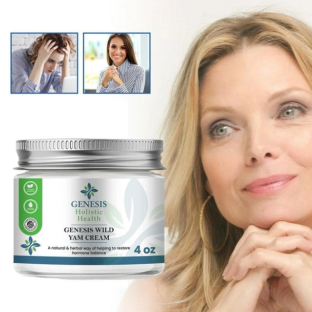 GENESIS WILD YAM Hormone Cream, Natural-Organic 4 oz. J3K2 χο [_ R8A3 ...