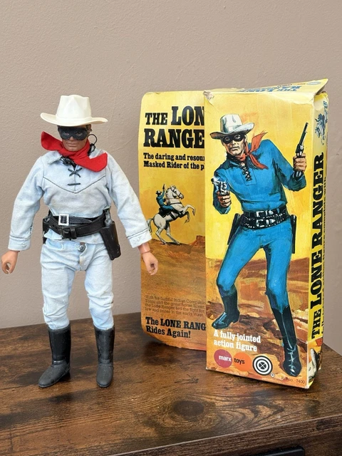 VINTAGE MARX THE Lone Ranger Action Figure 1973 Boxed £89.99 - PicClick UK