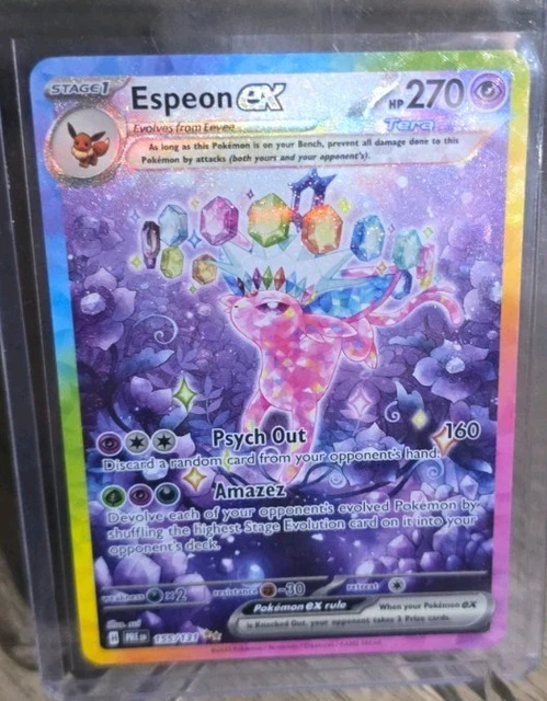 POKÉMON TCG ESPEON EX Prismatic Evolutions Holo Card 155/131 £76.03 ...