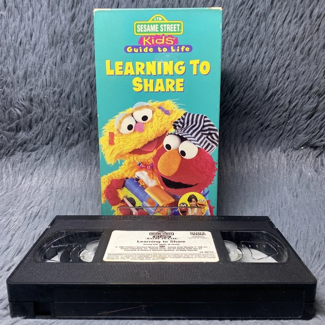 SESAME STREET - Kids Guide to Life: Learning to Share VHS 1996 Katie ...