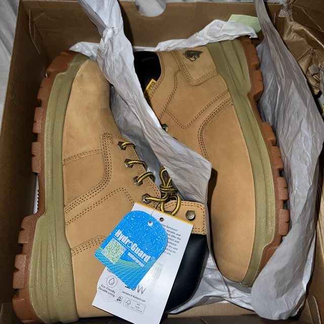HERMAN SURVIVORS MENS Sz 10 W Steel Toe Boulder Boots Waterproof £39.95 ...