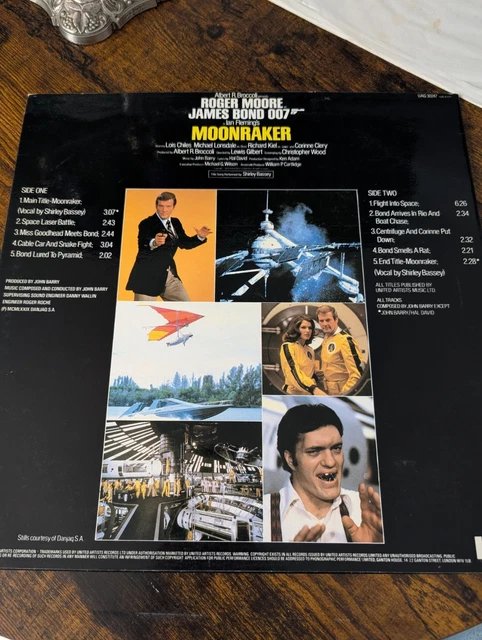 MOONRAKER ORIGINAL SOUNDTRACK Vinyl LP James Bond 007 Collectible £83. ...