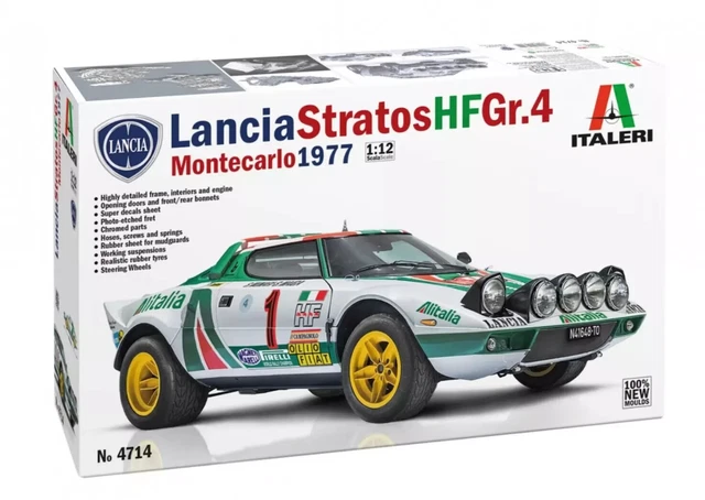 ITALERI LANCIA STRATOS HF Gr.4 510004714 Maßstab 1:12 Nr. 4714 Bausatz ...