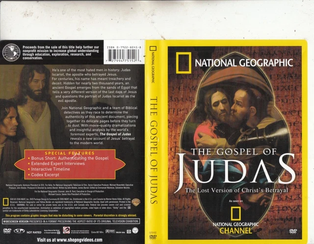 THE GOSPEL OF Judas-The Lost Version-National Geographic Channel 2006-DVD $24.95 - PicClick AU