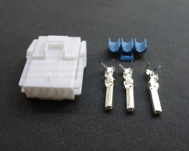 3-POLIG DC NETZSTECKER Buchse für UKW UHF Radios Kabel Kabel Icom 703 ...