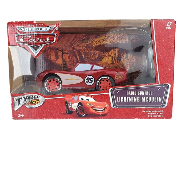 2007 MATTEL DISNEY Pixar Cars LIGHTNING MCQUEEN Tyco RC Radio Control ...
