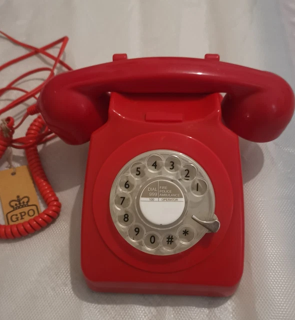 GPO RETRO LANDLINE Telephone Pillarbox Red £21.60 - PicClick UK