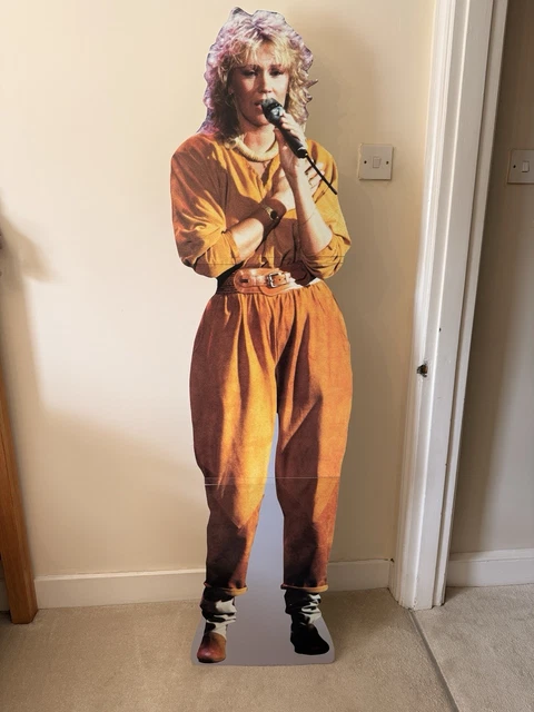 CELEBRITY CUTOUT ABBA Agnetha . Lifesize . Folds Up For Posting £21.52 ...