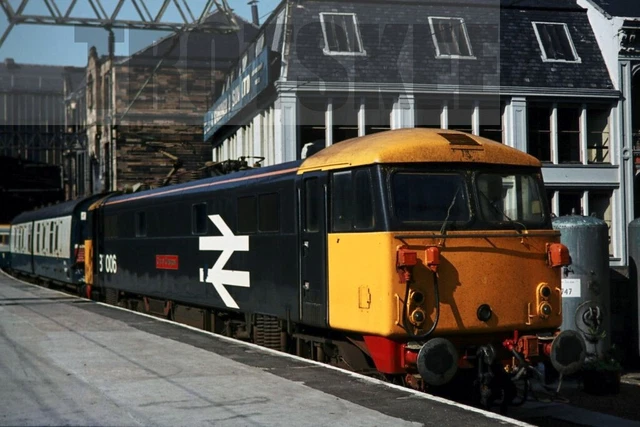 35MM SLIDE BR British Rail Electric Loco Class 87 87006 1990 Original £ ...