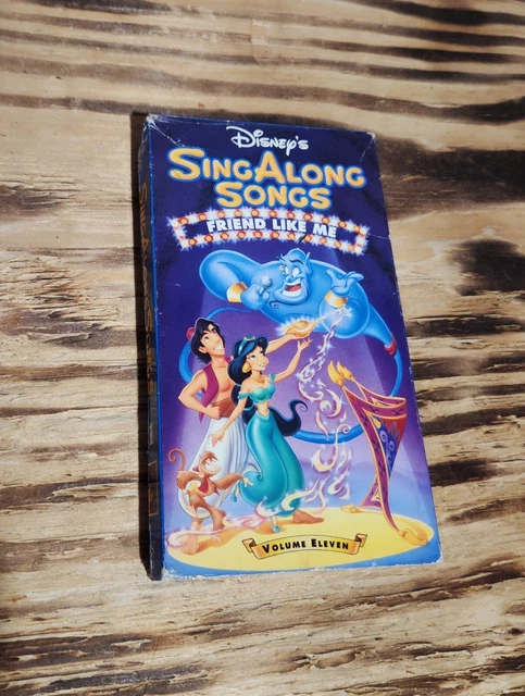 DISNEYS SING ALONG Songs - Aladdin: Friends Like Me (VHS, 1993) $6.88 ...