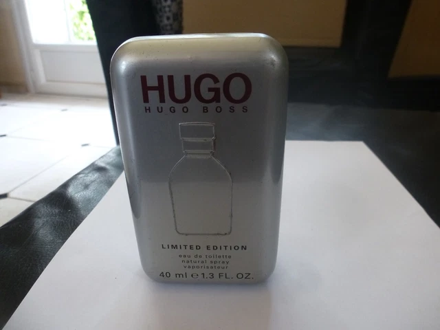 FLACON VIDE avec boîte Hugo de Hugo BOSS Edition limitée EdT 40 ml EUR ...