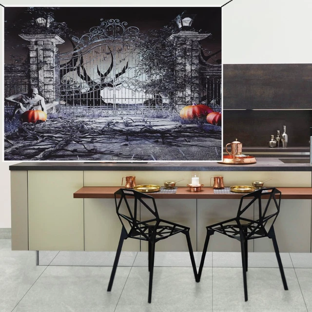 HALLOWEEN PICTURE BACKDROP Photo Booth Props for Photoshoot Horror ...