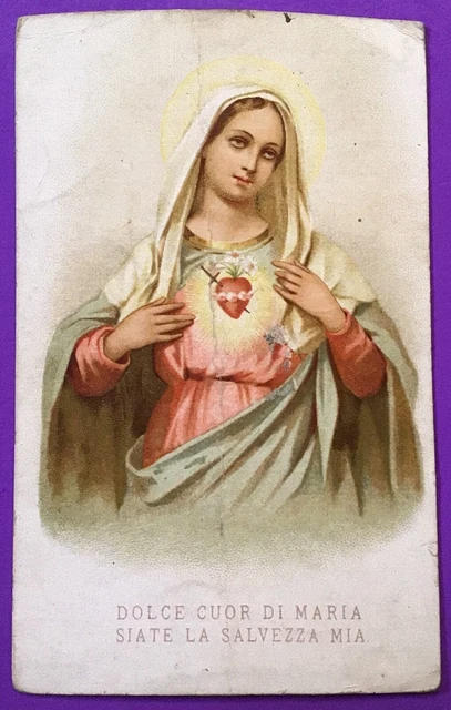 SANTINO HOLY CARD, Neuvaine Au Sacré Cœur De Marie -Rif. 9955 EUR 22,53 ...