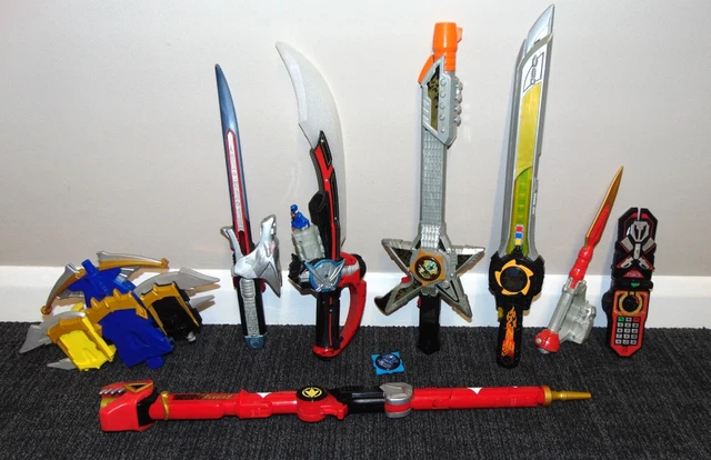 POWER RANGERS NINJA Steel/Dino Thunder/SPD Lot/Bundle - Weapons/Blaster ...