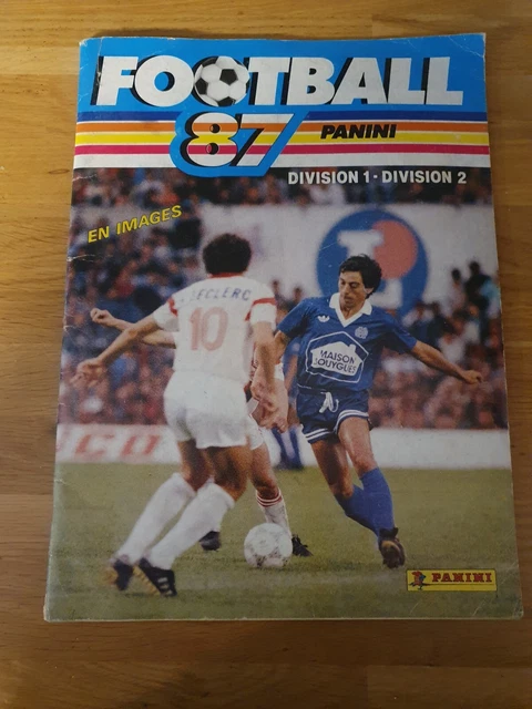 ALBUM PANINI FOOTBALL 87 incomplet 194/458 Avec Cantona Lama Très Rare ...