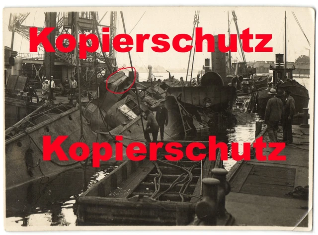 1925 DANZIG HAFEN Dampfer ORP Kaszub Bergung Polen Marine Foto EUR 59 ...