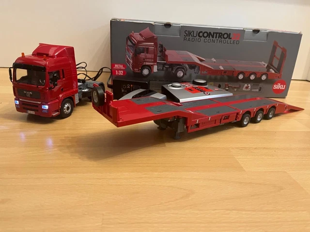 SIKU CONTROL32 - MAN mit Tieflader - Modell 6721 - TOP EUR 180,00 - PicClick DE