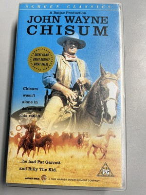 JOHN WAYNE CHISUM 1970 Film Movie 1994 VHS VIDEO TAPE £6.50 - PicClick UK