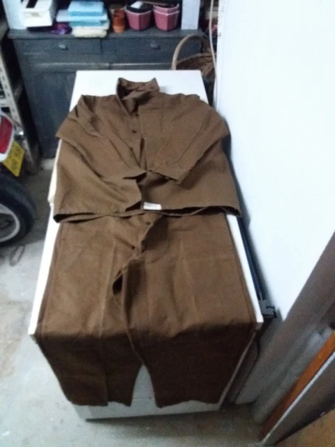 ANCIENNE TENUE DE cheminot francais SNCF année 1950/60 couleur cachou a ...