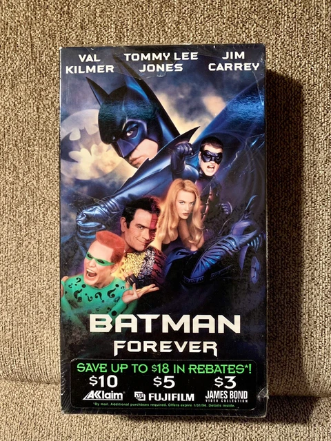 BATMAN FOREVER (PG-13, 1995) New Sealed Val Kilmer Jim Carrey WB ...