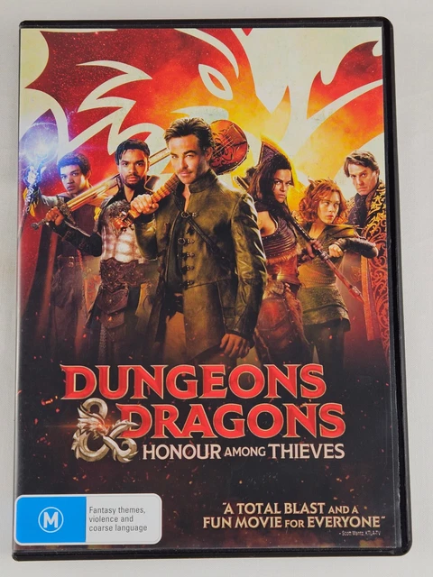 DUNGEONS & DRAGONS Honour Among Thieves DVD - Region 4 - VGC $14.95 ...