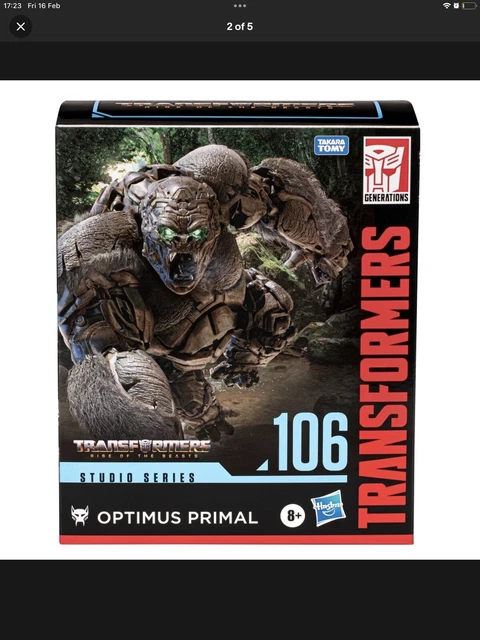 TRANSFORMERS STUDIO SERIES SS#106 Leader Class Optimus Primal ...