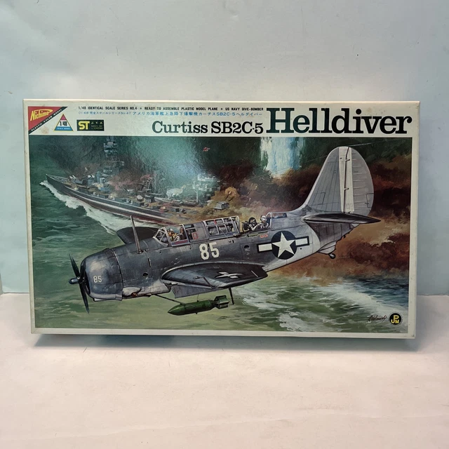 VINTAGE NIOB NICHIMO 1/48 Curtiss SB2C-5 Helldiver plastic model kit £ ...