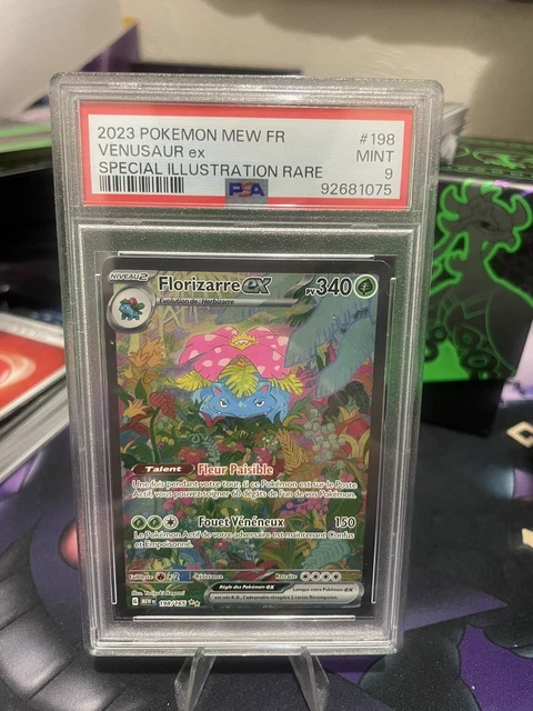 CARTE POKÉMON FLORIZARRE Ex Alt 198/165 Pokemon 151 PSA 9 EUR 75,00 - PicClick FR