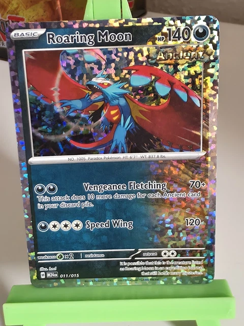 MCDONALDS POKÉMON 2025 Dragon Discovery Card Roaring Moon Holo 11/15 £3.50 - PicClick UK