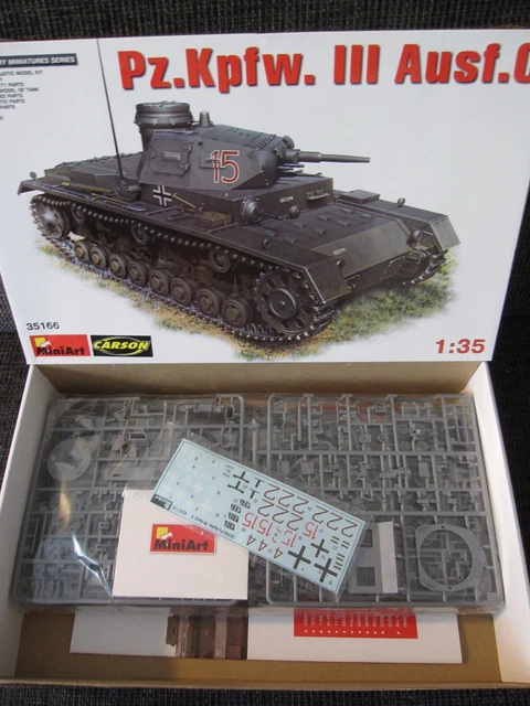 PZ.KPFW. III AUSF. C von MiniArt im Maßstab 1:35 *NEU* EUR 39,90 ...