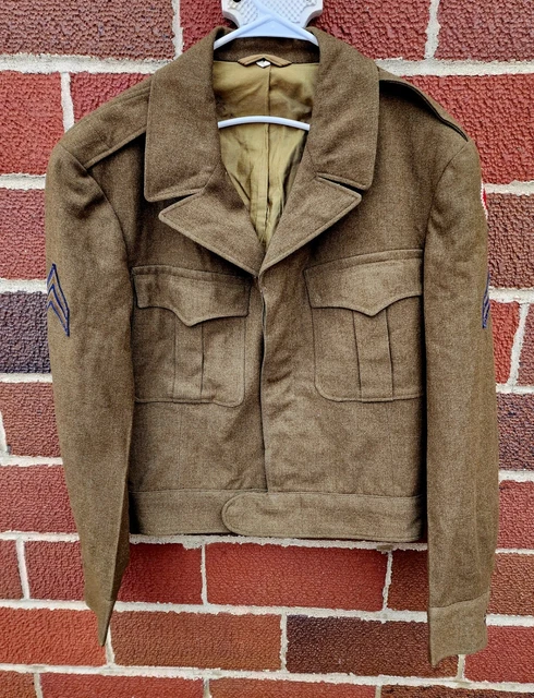 WWII U.S. ARMY, Wool Field Jacket, WW2 IKE Jacket, M Size 40 MRegular ...
