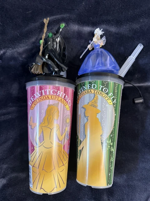 WICKED FOR GOOD Glinda and Elphaba Gripper Cinema vue Cups Mugs 32oz ...