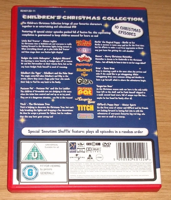 CHILDREN'S CHRISTMAS COLLECTION - Postman Pat, Little Red Tractor Etc ...