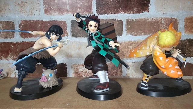 DEMON SLAYER FIGURE Tanjiro Zenitsu Inosuke Tengen Rengoku Akaza Kanao ...