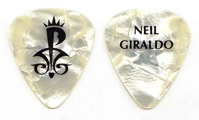 PAT BENATAR NEIL Giraldo Signature Blanc Perle Tour Guitare Pick EUR 9 ...
