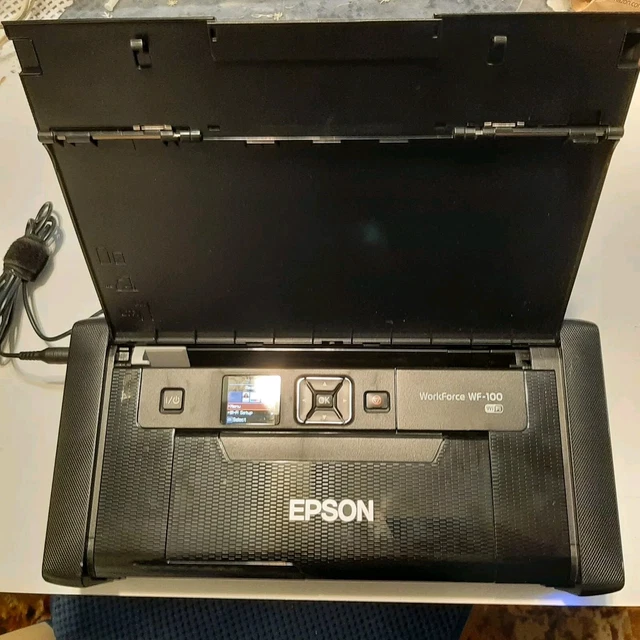 Epson Workforce Wf 100 Wireless Mobile Inkjet Printer With User Manual 1710