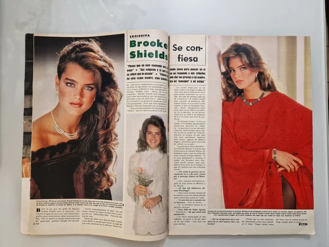 BROOKE SHIELDS - Very rare newspaper from Spain 1984 (Full magazine ) £ ...