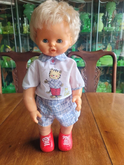 VINTAGE FAMOSA BABY Wee Wee Boy Doll (Not Working) £31.91 - PicClick UK