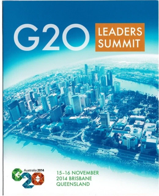 Stamps 2014 Australia G20 Summit Brisbane Sheetlet Of 10 In Post Office