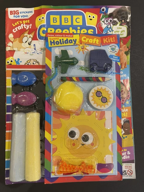 CBEEBIES MAGAZINE ISSUE 635 Holiday Craft Set Toys £9.71 - PicClick UK