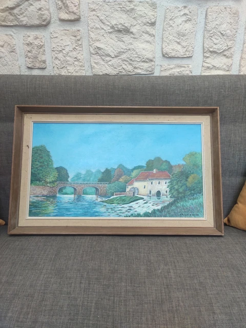 ANCIEN TABLEAU HUILE sur toile signé claude carion EUR 29,00 - PicClick FR
