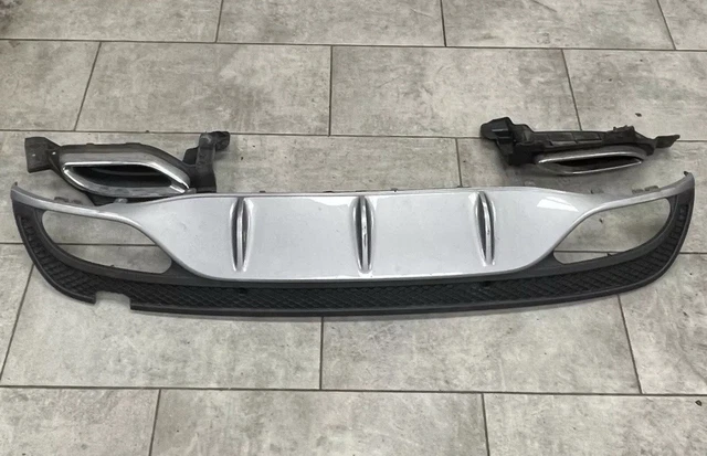 GENUINE MERCEDES W205 AMG Line Rear Diffuser C Class £104.72 - PicClick UK