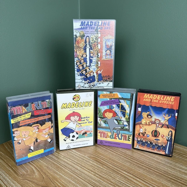 MADELINE VHS VINTAGE Ludwig Bemelmans Madeline Cartoon Madeline TV SHOW ...