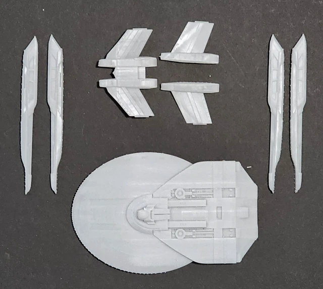 SAGAN CLASS STARGAZER échelle 1/2500 avec autocollants ! Modèle résine ...