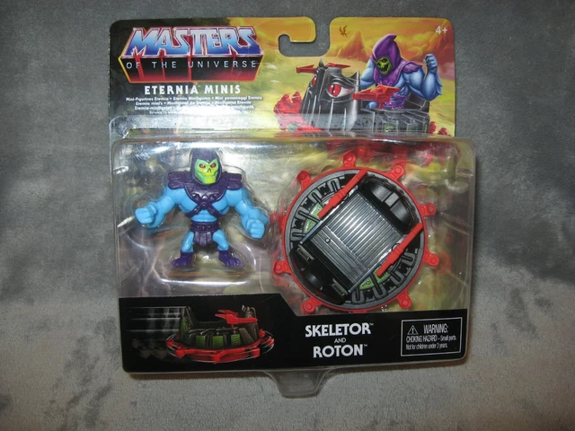 HE-MAN MASTERS OF the Universe Eternia Minis ~ Skeletor & Roton 2-pack ...
