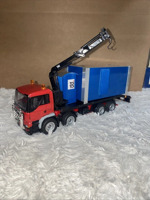 CORGI CONRAD REALTOY Code 3 Model Man Truck Hiab Crane Flatbed + Cabin ...