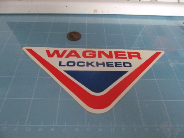 VINTAGE WAGNER LOCKHEED Decal Sticker ORIGINAL OLD STOCK RACING $4.98 ...