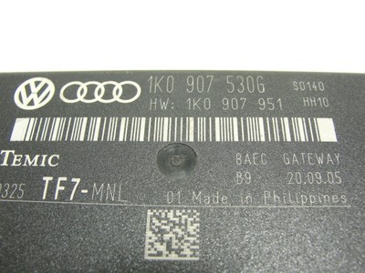 AUDI A3 8P Interfacebox DIAGNOSTIC INTERFACE TEMIC Gateway 1k0907530g ...