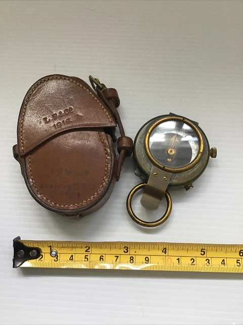 VINTAGE WW1 1915 Working Officers Verner’s Pattern Vlll Compass and ...